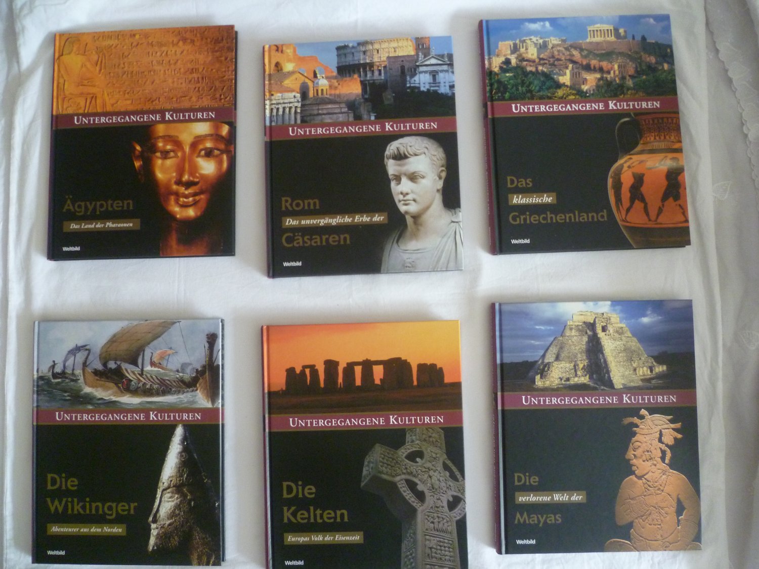 „Untergegangene Kulturen 6 Bücher Ägypten Rom Griechenland Wiking ...