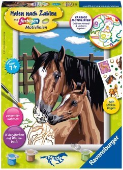„Ravensburger 28326 - Malen nach Zahlen, Pferd mit Fohlen“ – Spiel neu kaufen – A02E5fqU41ZZx