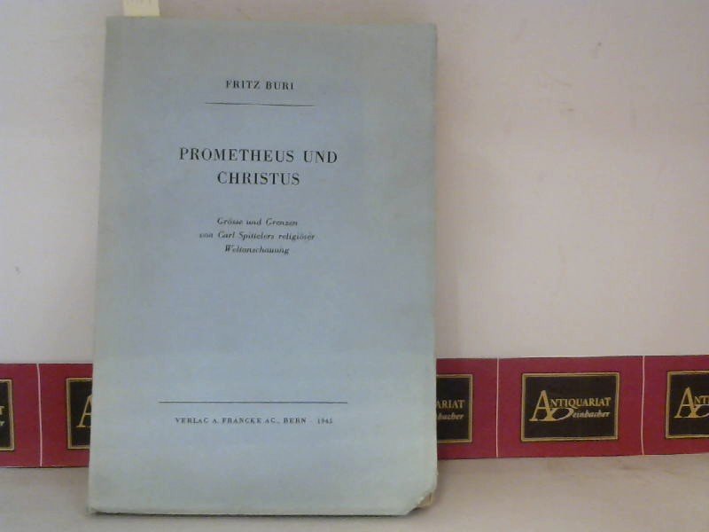„Franz Buri“ – Bücher Erstausgabe kaufen