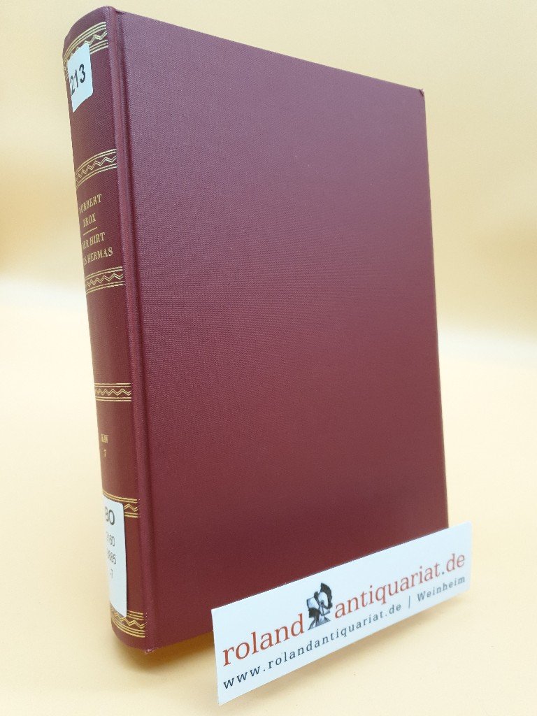 „Der Hirt des Hermas / übers und erkl von Norbert Brox / Kommentar ...