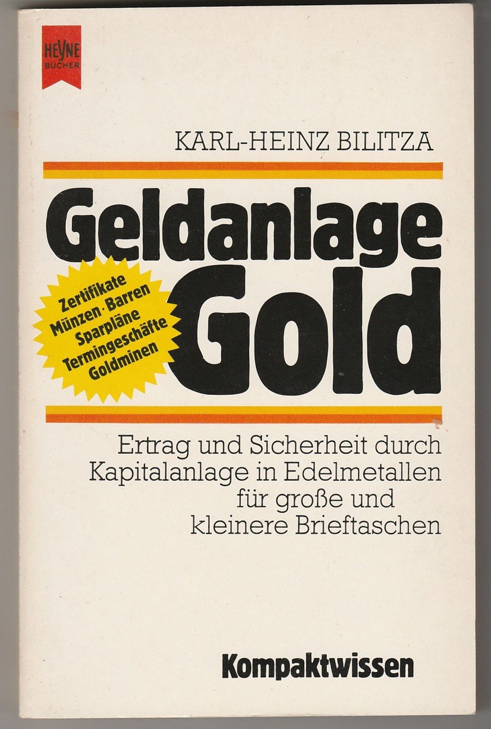 ISBN 3453008340 "Geldanlage Gold" – gebraucht, antiquarisch & neu kaufen