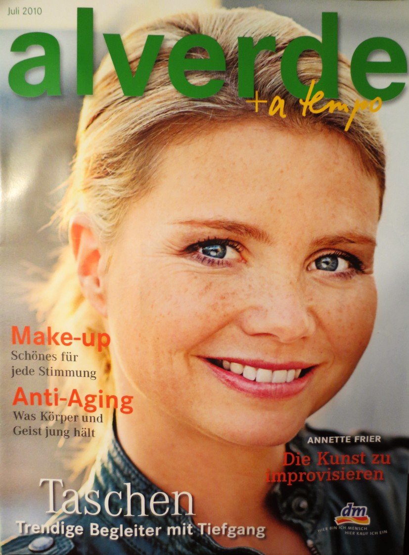 „ALVERDE + a tempo - DM Magazin - 2 Ausgaben: 07/2010 mit Interview ...