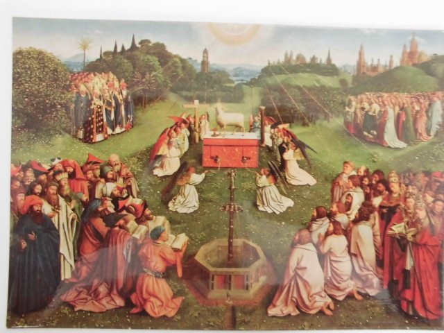 „Kunstkarte Van Eyck - Die Anbetung des Lammes“ – Buch gebraucht kaufen – A02fPscn01ZZO