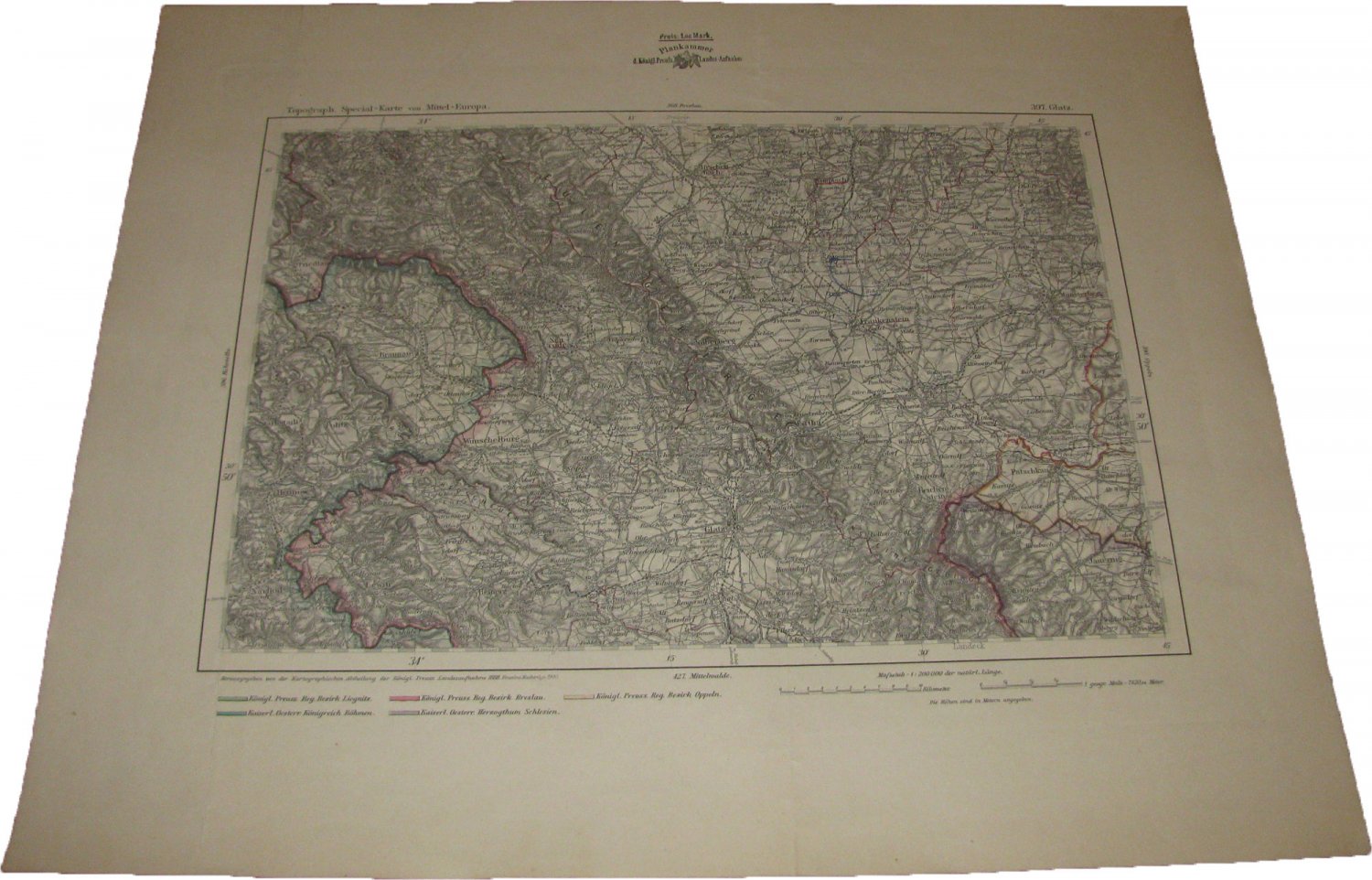 „Topograph. Special-Karte von Mittel-Europa Nr.“ – Buch antiquarisch kaufen – A02v2AaI01ZZa