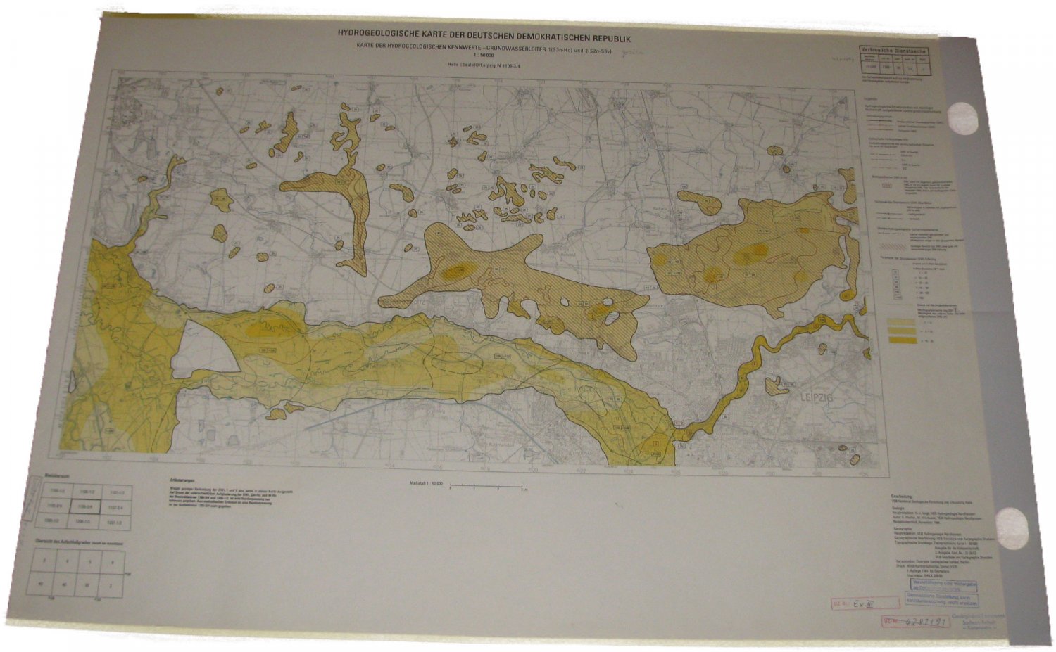 „Karte der Hydrogeologischen Kennwerte - Grundwasserleiter …“ – Buch ...