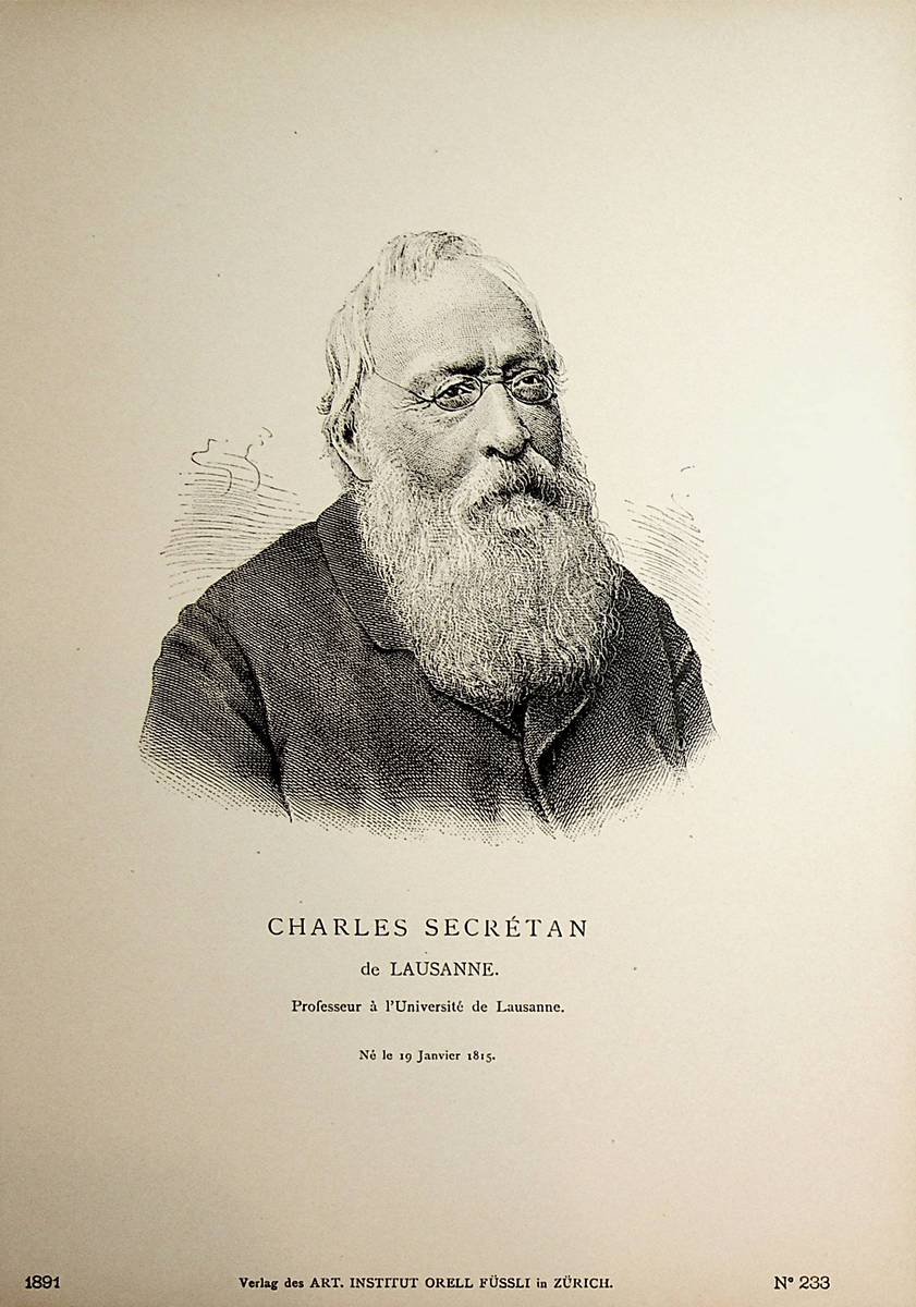 „SECRÉTAN, Charles Secrétan Philosoph“ – Buch antiquarisch kaufen ...