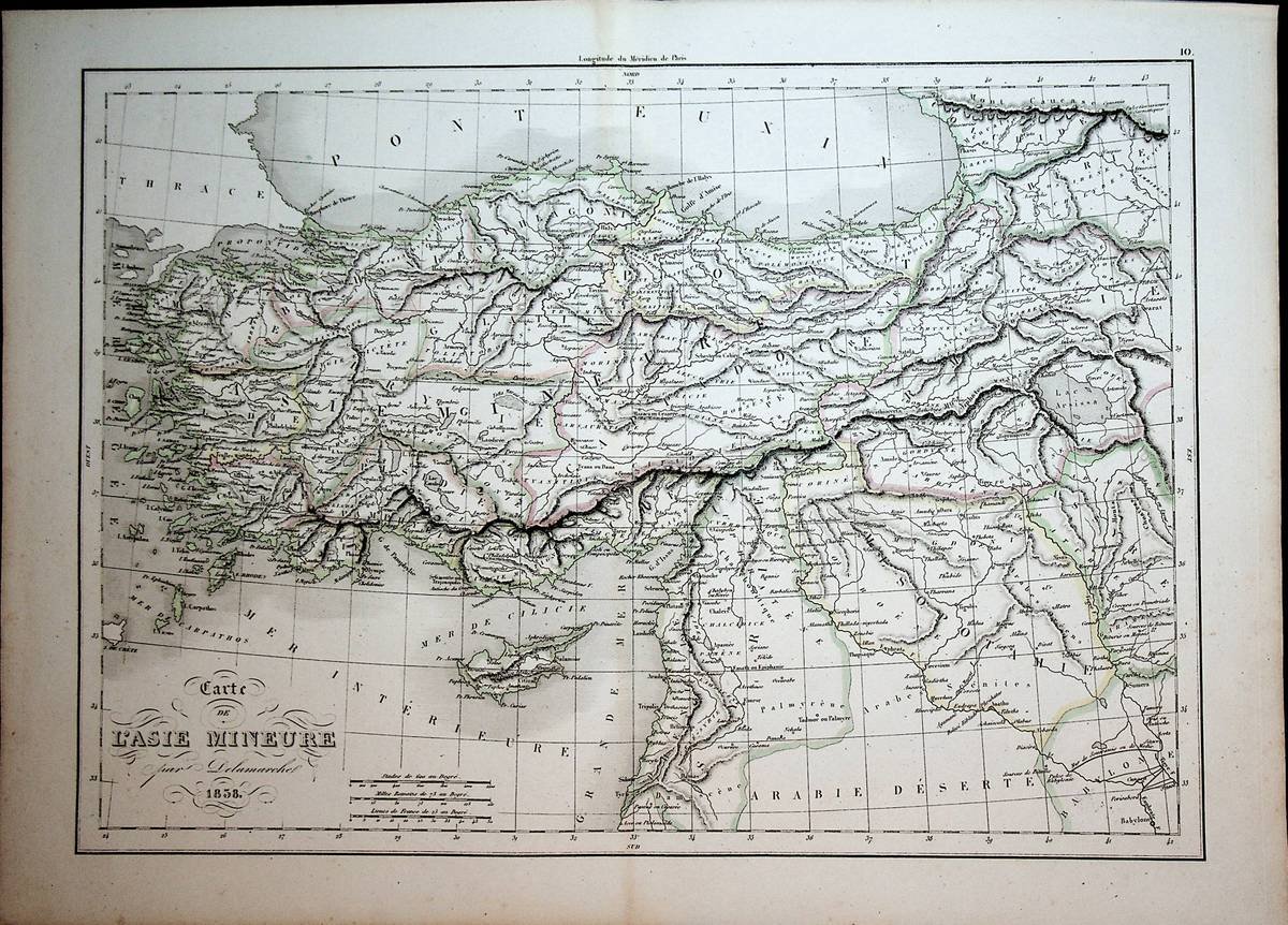 „ASIA MINOR, ANATOLIA MAP / KLEINASIEN LANDKARTE/ …“ – Buch antiquarisch kaufen – A02njhkg01ZZW