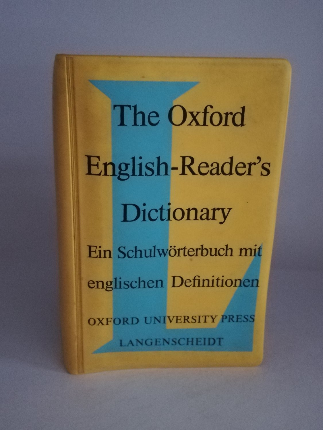 „THE OXFORD ENGLISH-READER'S DICTIONARY.“ – Buch gebraucht kaufen ...