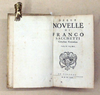 „Novelle di Franco Sacchetti, Cittadino Fiorentino.“ (Franco Sacchetti ...