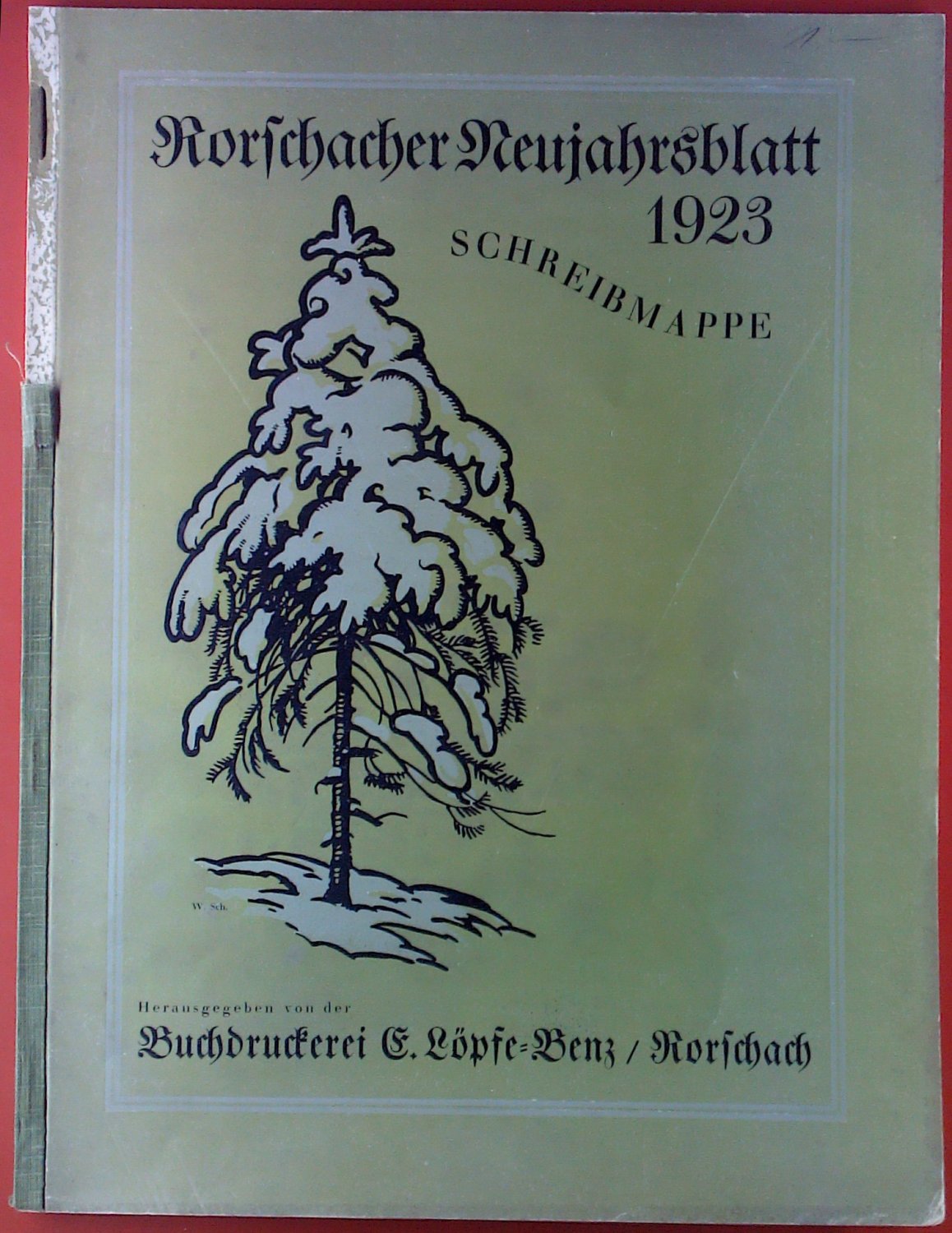 „Rorschacher Neujahrsblatt 1923 Schreibmappe“ – Bücher gebraucht ...