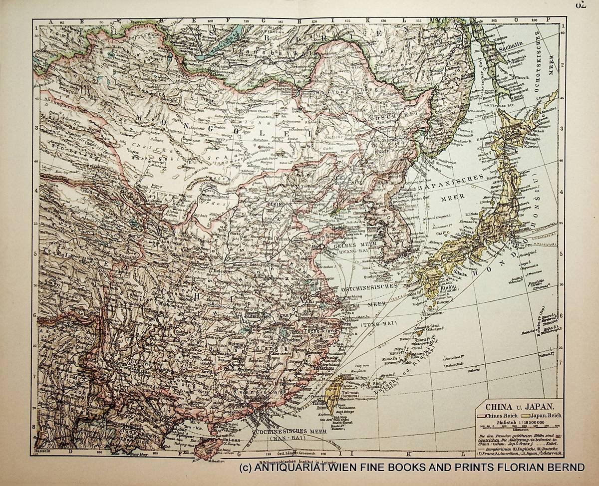„China and Japan, map c.“ – Buch antiquarisch kaufen – A02rHZGX01ZZ5