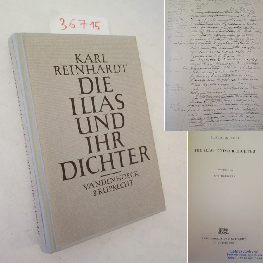 ISBN 3525257163 "Die Ilias und ihr Dichter" – gebraucht, antiquarisch ...