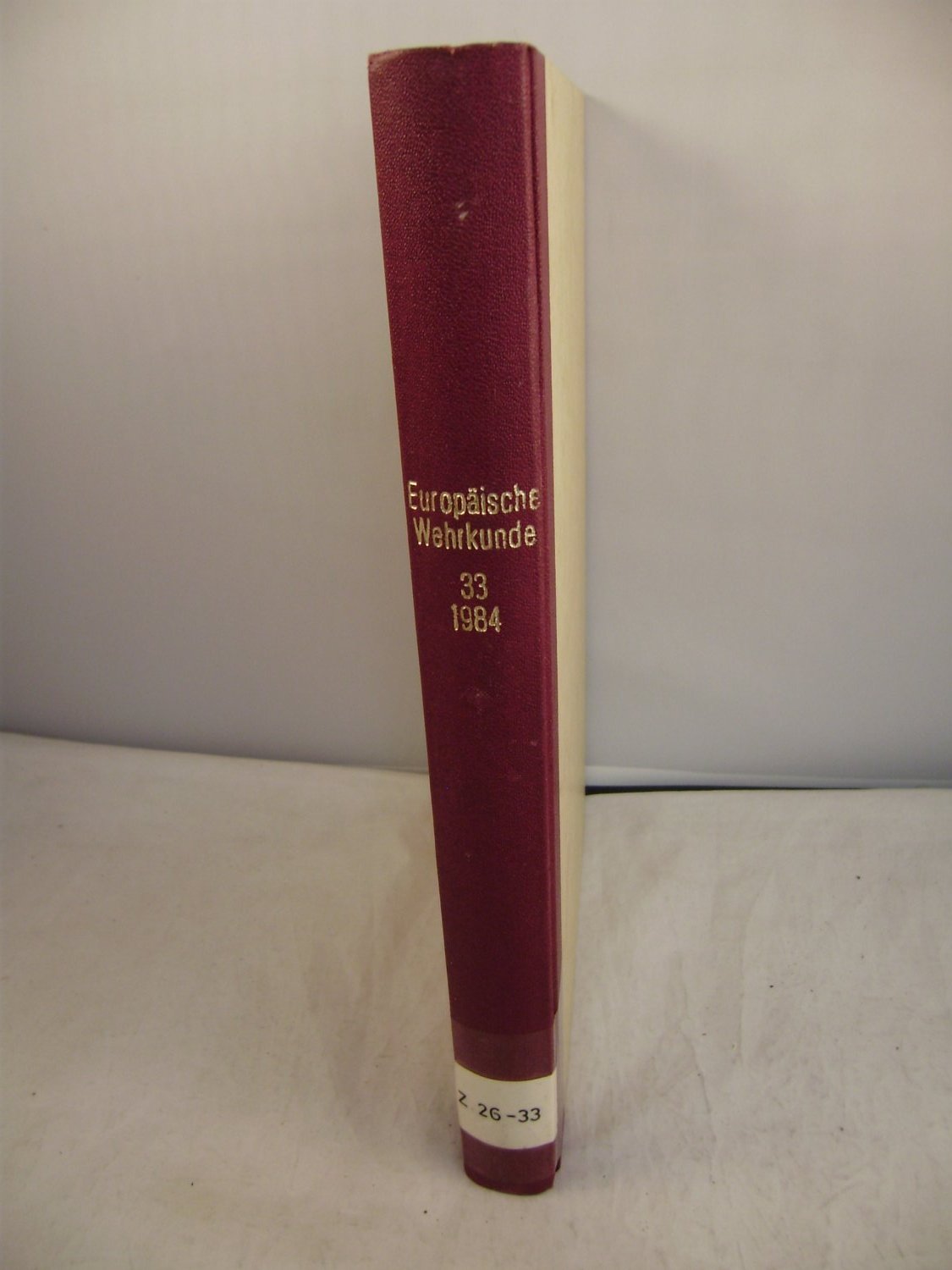 „Europäische Wehrkunde, Wehrwissenschaftliche Rundschau, 33.“ – Bücher ...