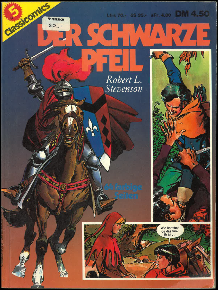 „Schwarze Pfeil, Der, CLASSICOMICS“ – Bücher gebraucht, antiquarisch ...