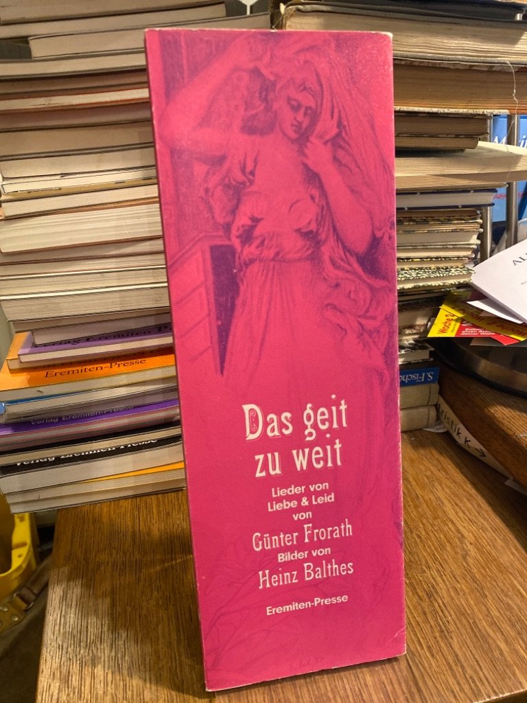 „Frorath, Günter Und Heinz Balthes“ – Bücher gebraucht, antiquarisch ...