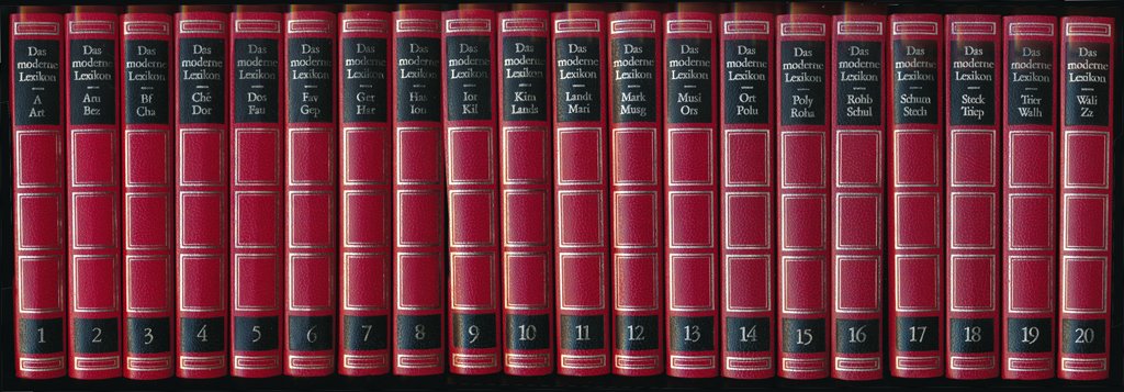 „Das moderne Lexikon in 20 Bänden plus 3 Sonderbände“ – Buch gebraucht ...