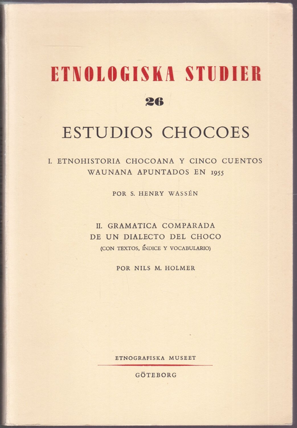 „Wassén S Henry / Holmer Nils M“ – Bücher gebraucht, antiquarisch & neu ...