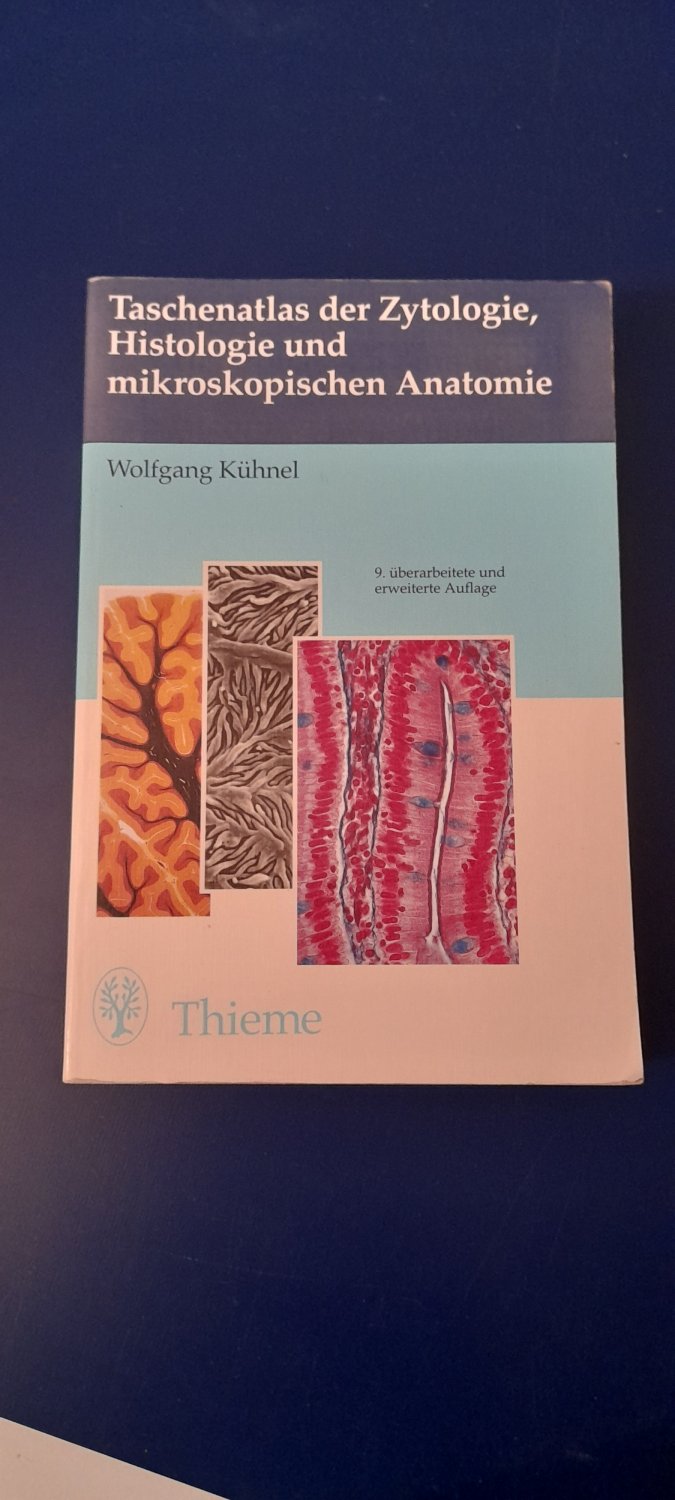 ISBN 3133486098 "Taschenatlas der Zytologie, Histologie und mikroskopischen Anatomie ...