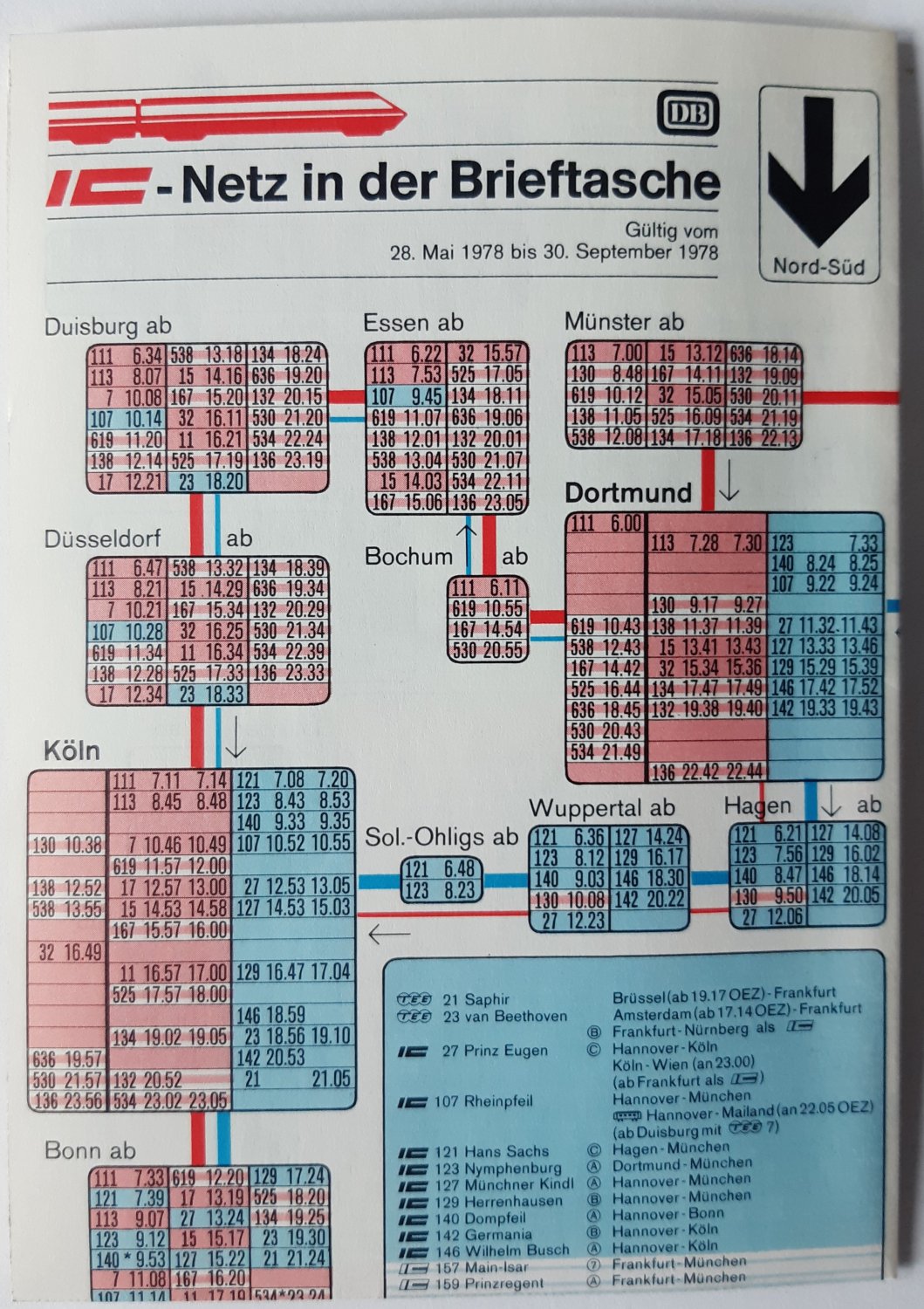 „DB: IC-Netz in der Brieftasche 1978“ – Buch gebraucht kaufen ...
