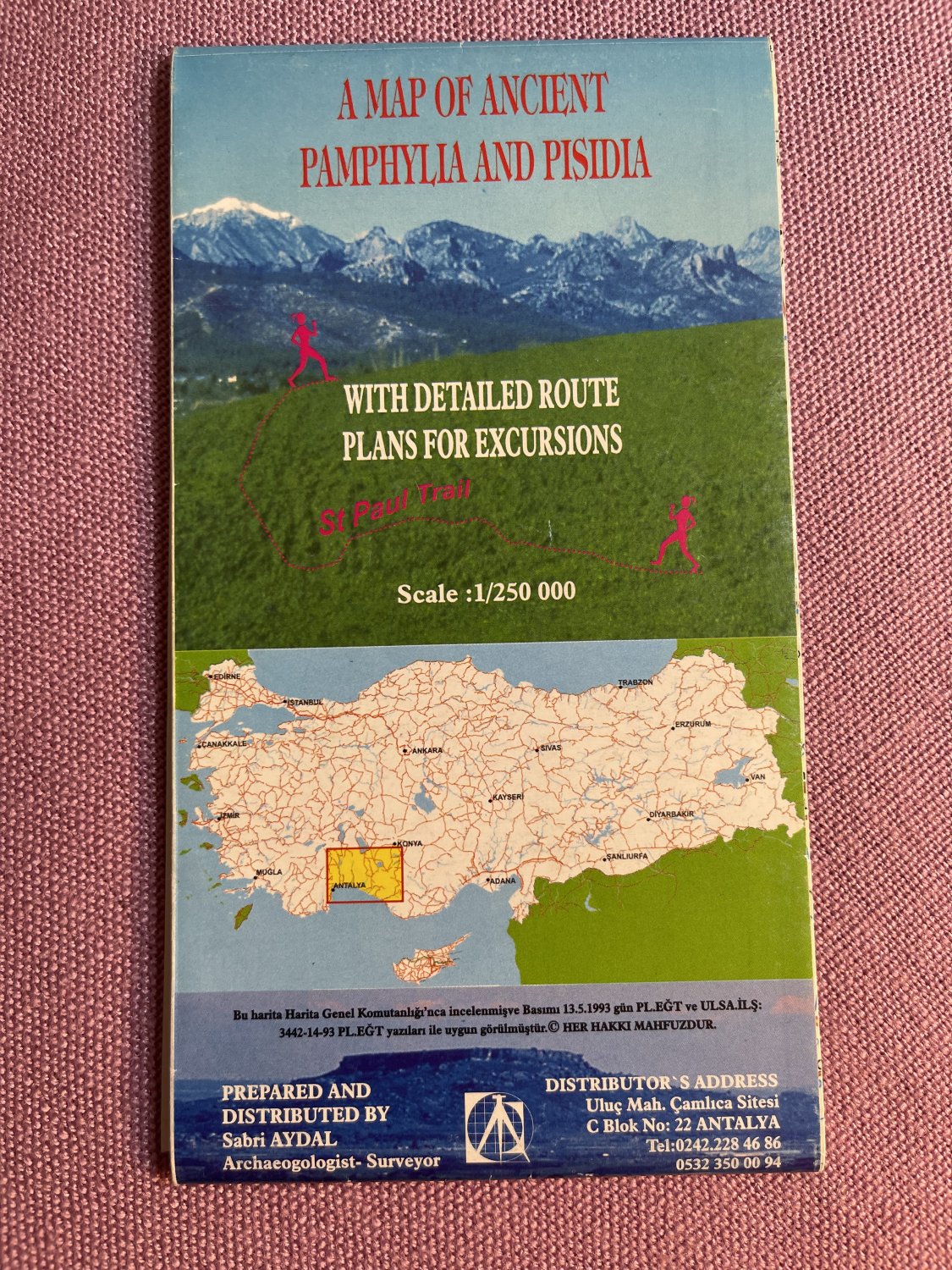 Map Of Ancient Pamphylia