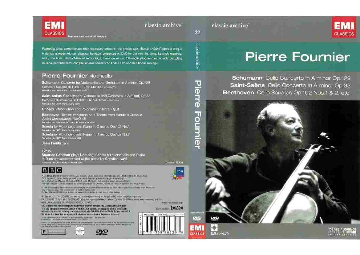 „Pierre Fournier spielt Schumann, Saint-Saens, Chopin und ...“ – Film ...