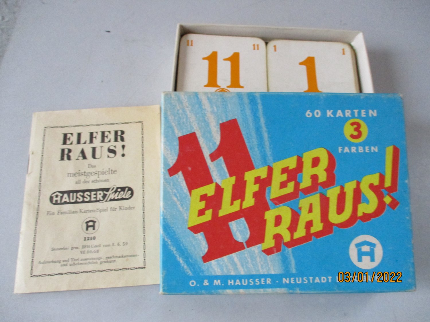 „Elfer raus!“ – Spiel antiquarisch kaufen – A02piQJM41ZZJ