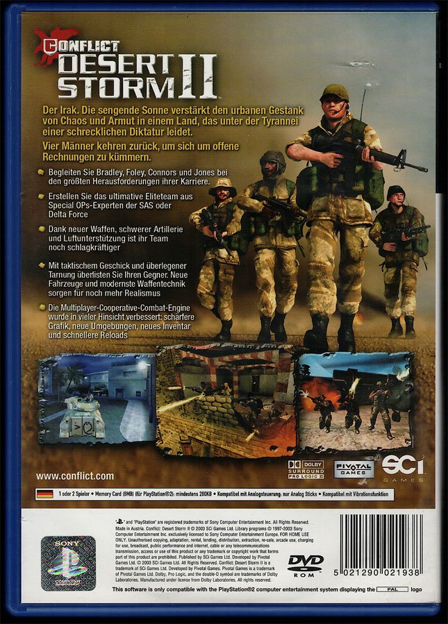 Desert storm ps2 store