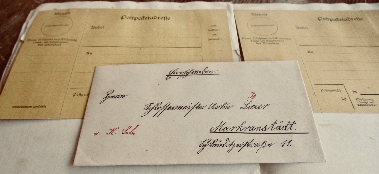 „Alte Formular- und Postkartensammlung aus den Jahren 1914 ff“ – Buch ...