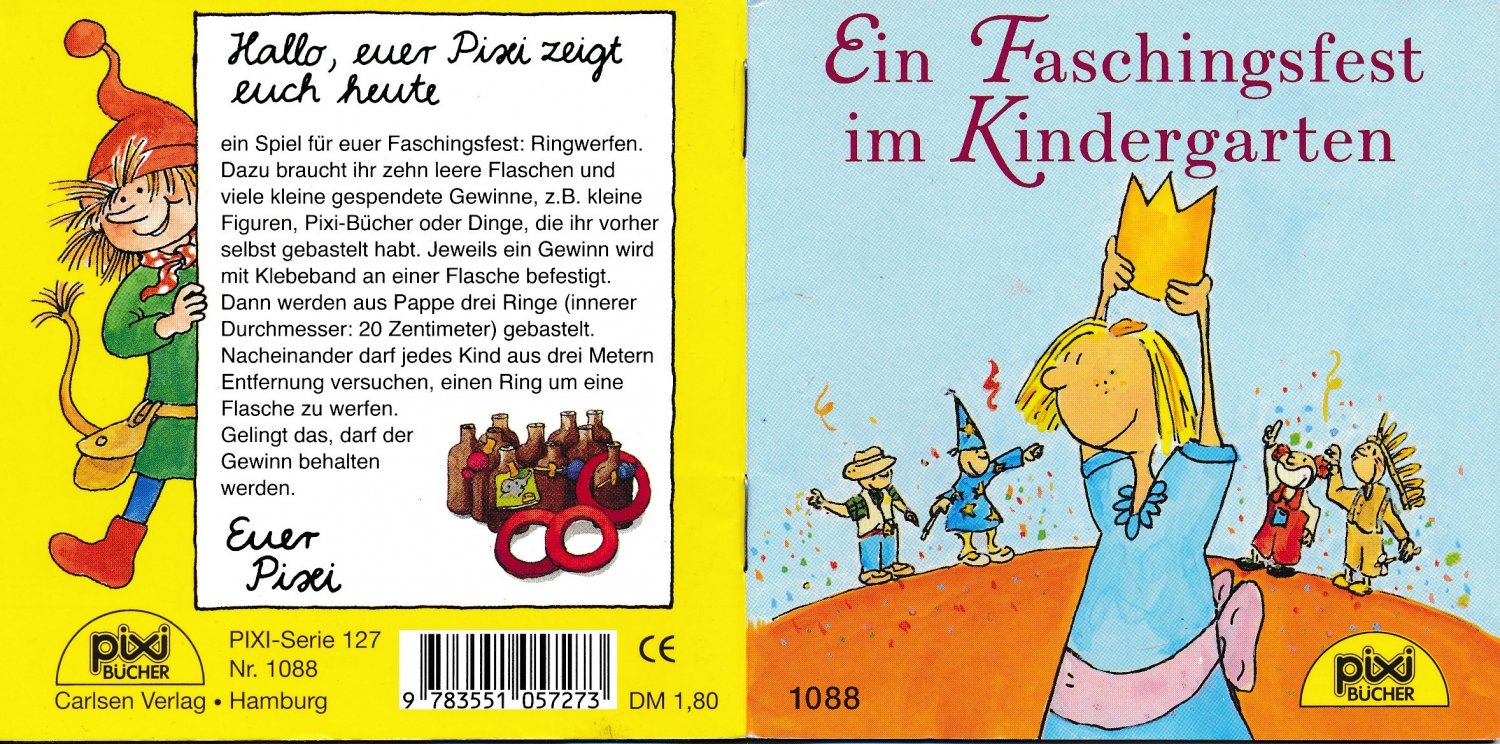 „Ein Faschingsfest im Kindergarten - Einzelheft Pixi Nr.“ (Susanne ...