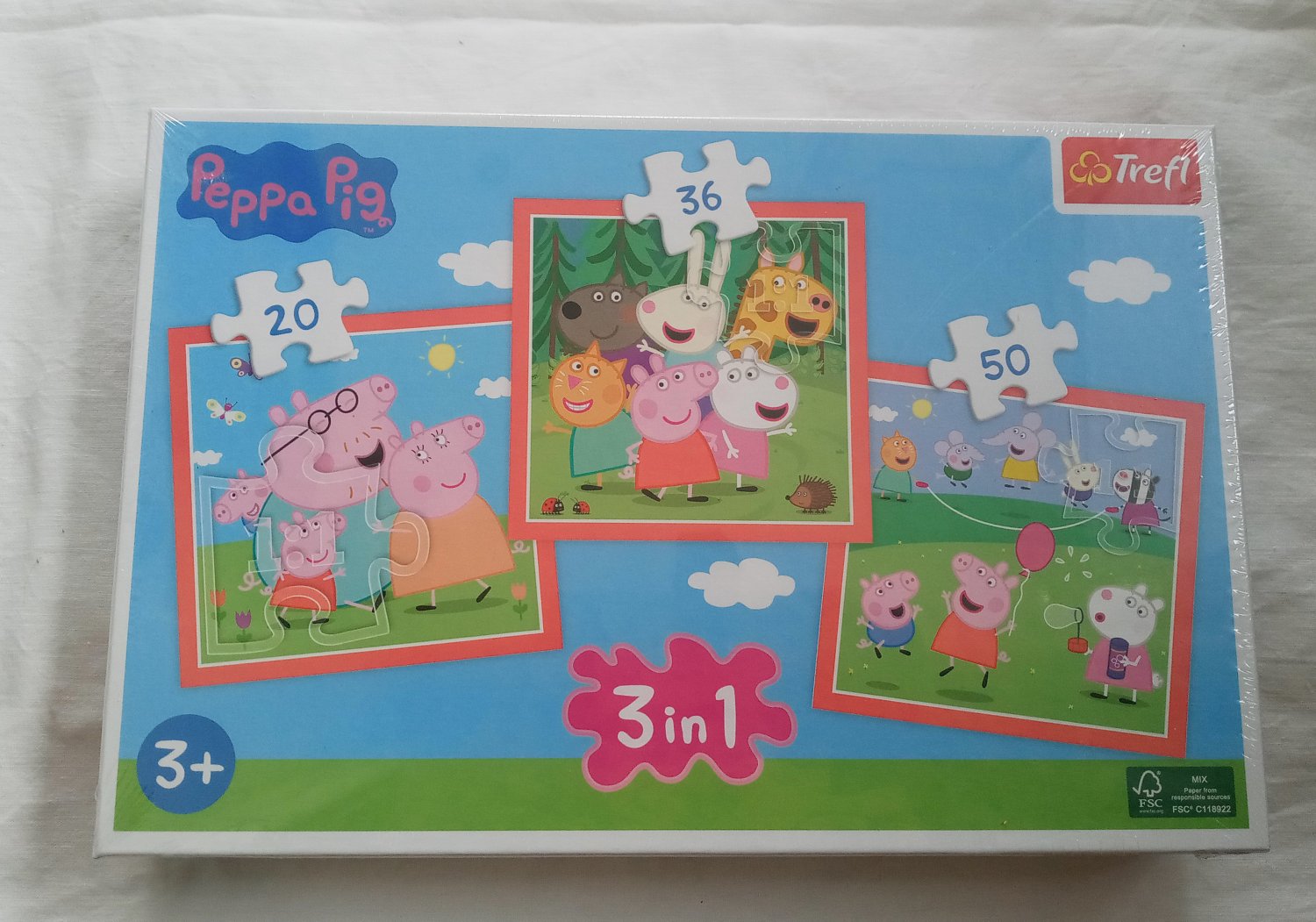 „Peppa Pig / Peppa Wutz Comic Puzzle - 3 in 1 ab 3 Jahre“ – Spiel neu ...