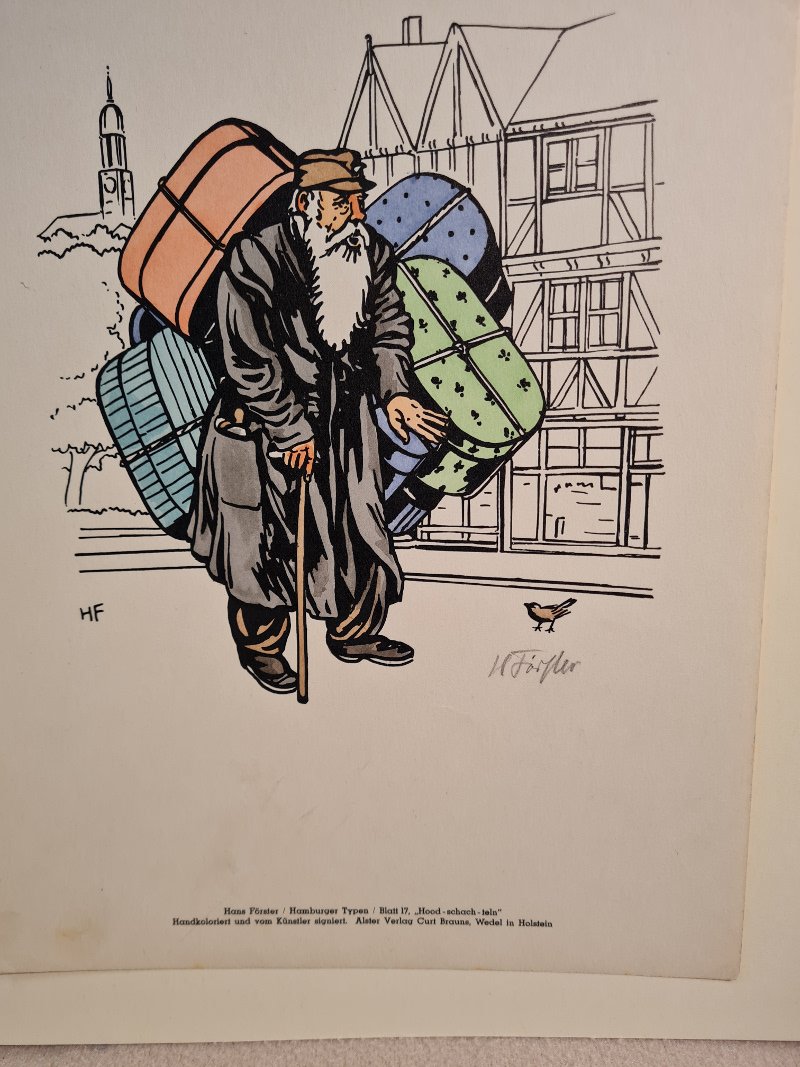 „Hood-schach-teln Aus Hamburger Typen Blatt 17 Handkolorierte“ – Bücher ...