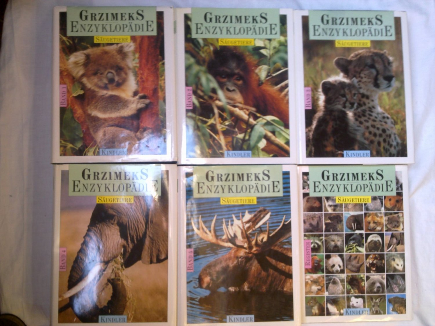 „Kindlers Grzimeks Enzyklopädie Säugetiere Band I II III IV …“ – Bücher ...