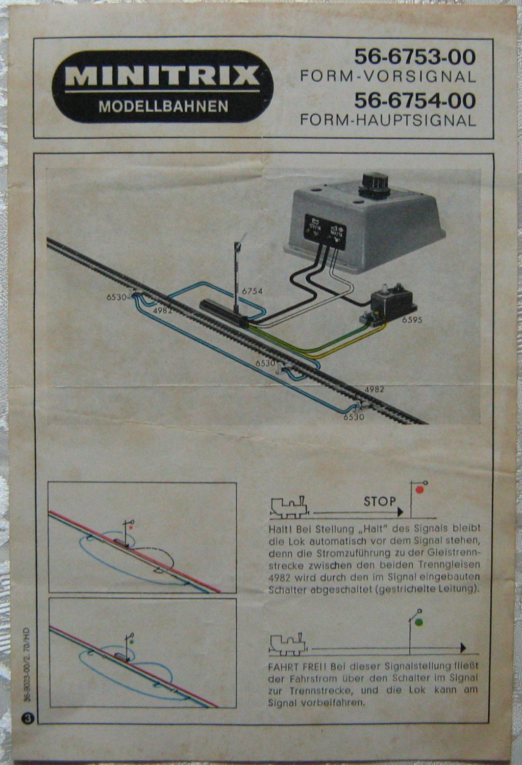 Alten Trix Signale anschließen - Elektrik - spur-N-schweiz Forum