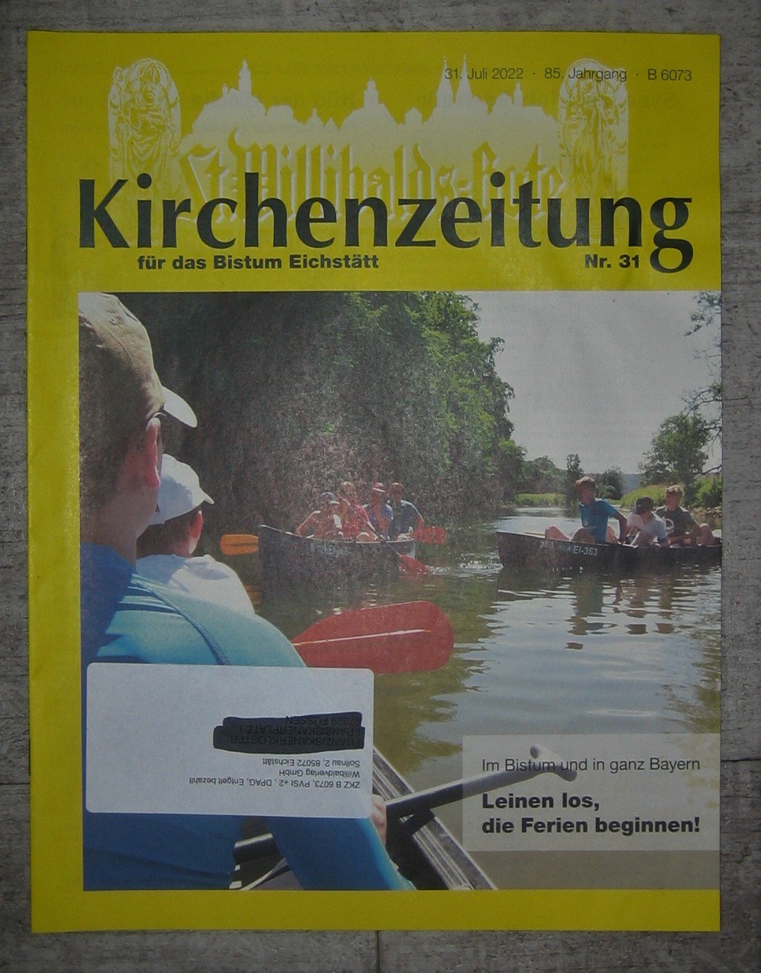 „Kirchenzeitung für das Bistum Eichstätt; 2022 / Nrn.“ – Buch gebraucht kaufen – A02AzvaP01ZZ2