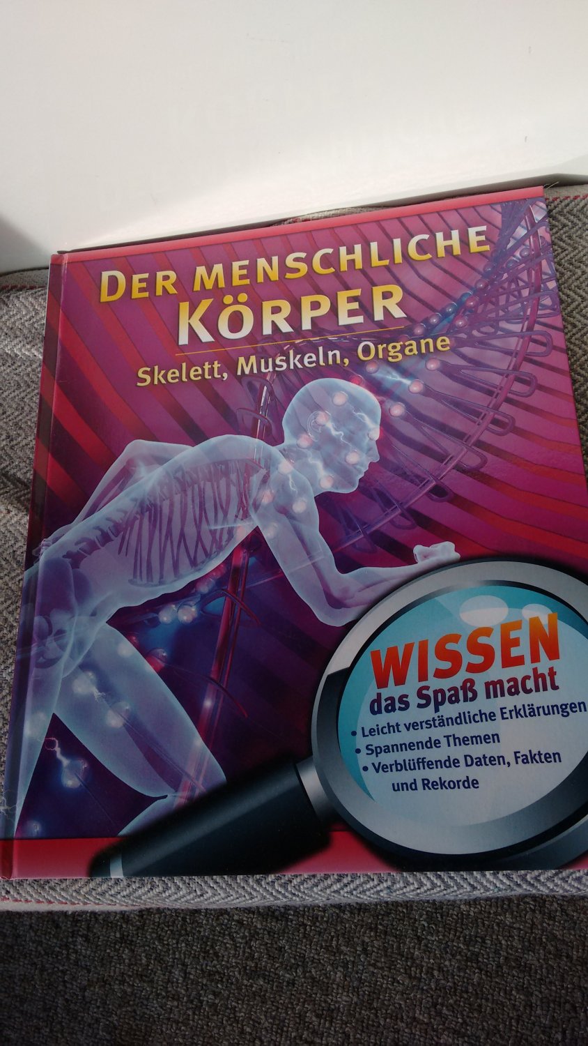 ISBN 3473551295 "Der menschliche Körper – Skelett, Muskeln, Organe" – gebraucht, antiquarisch ...