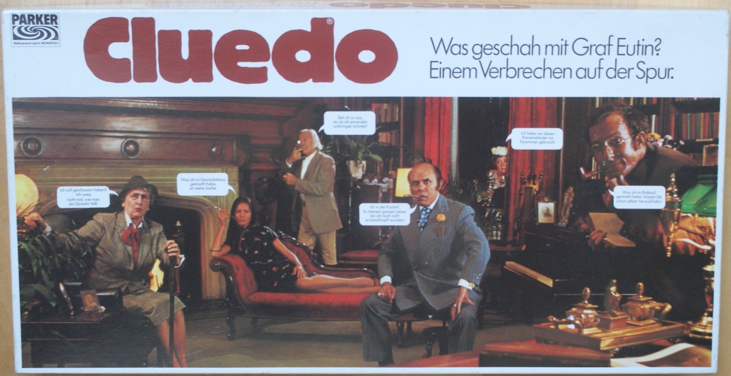 „Cluedo. Große querformatige Originalausgabe mit …“ – Spiel gebraucht ...