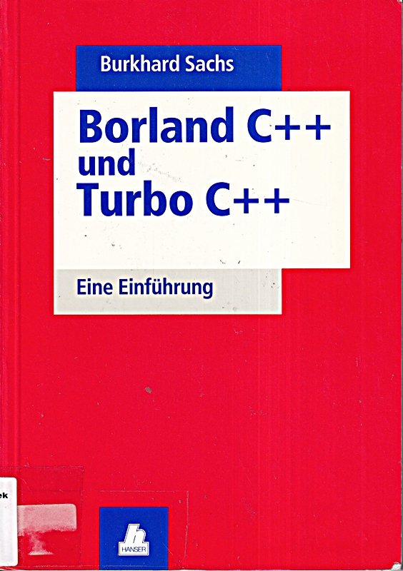 ISBN 3446164774 "Borland C++ und Turbo C++" – gebraucht, antiquarisch ...