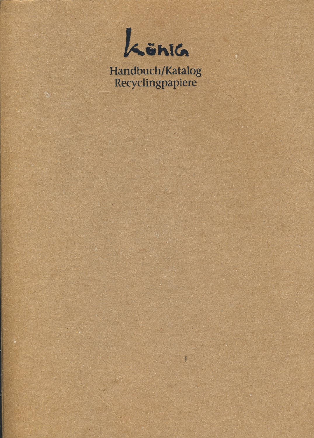 „Handbuch / Katalog Recyclingpapiere.“ – Bücher gebraucht, antiquarisch ...