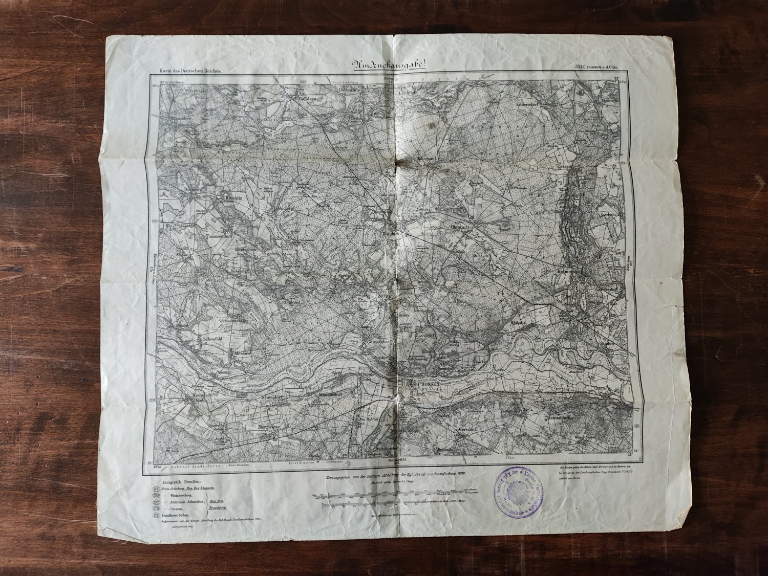 „Landkarte Messtischblatt Karte des Deutschen Reiches …“ – Buch antiquarisch kaufen – A02Dyanc01ZZt