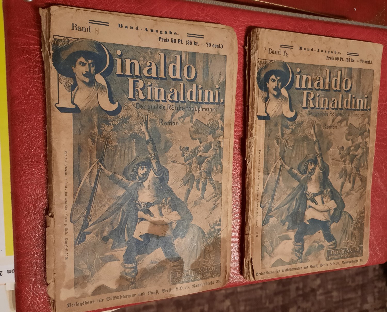 „Rinaldo Rinaldini Der größte Räuberhauptmann“ – Buch Erstausgabe ...