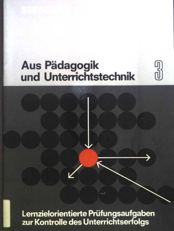 ISBN 3800911949 "Lernzielorientierte Prüfungsaufgaben zur Kontrolle des Unterrichtserfolgs ...