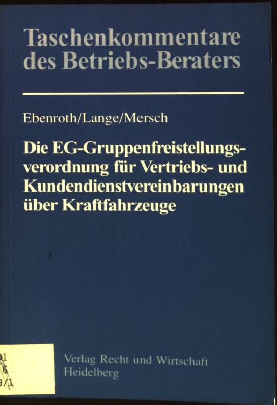 „Ebenroth Carsten Thomas Knut Werner Lange Und Sabine“ – Bücher ...