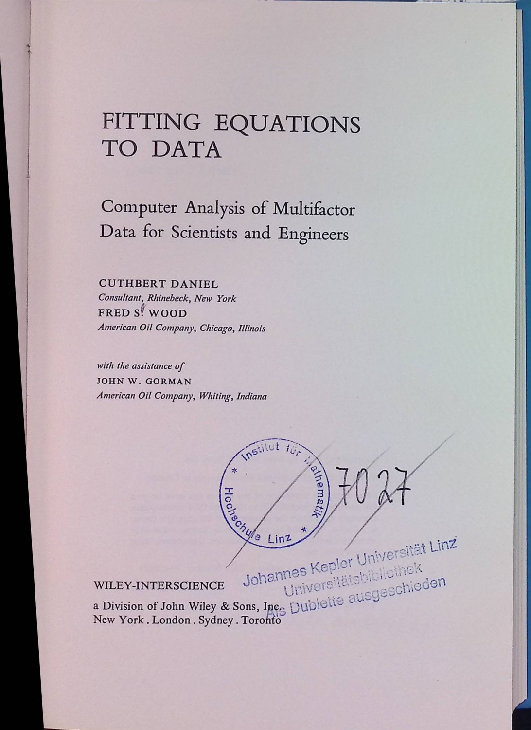 ISBN 0471194603 – gebraucht, antiquarisch & neu kaufen