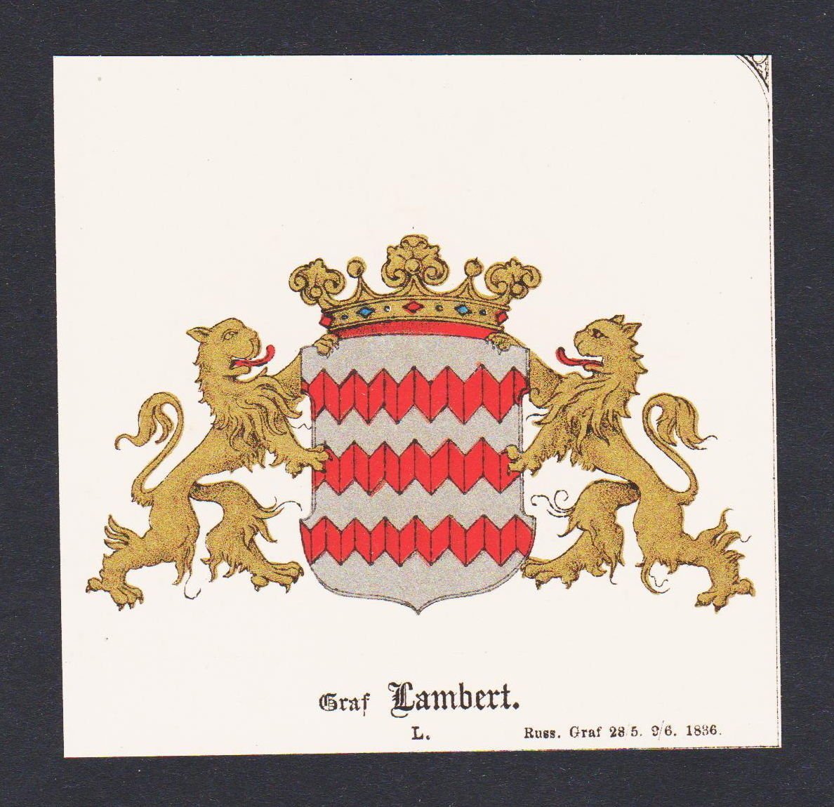 von Lambert Wappen Heraldik coat of arms heraldry …“ – Buch ...
