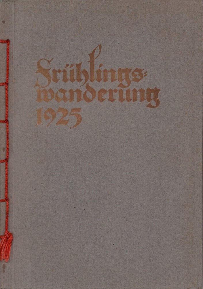 „Frühlingswanderung 1925.“ – Buch signiert kaufen – A02zMXK601ZZX