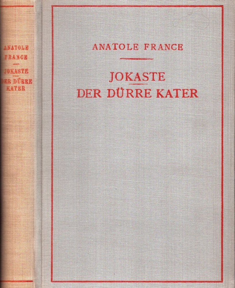 „Jokaste/ Der dürre Kater Autorisierte Übertragung von Irene Guttry ...
