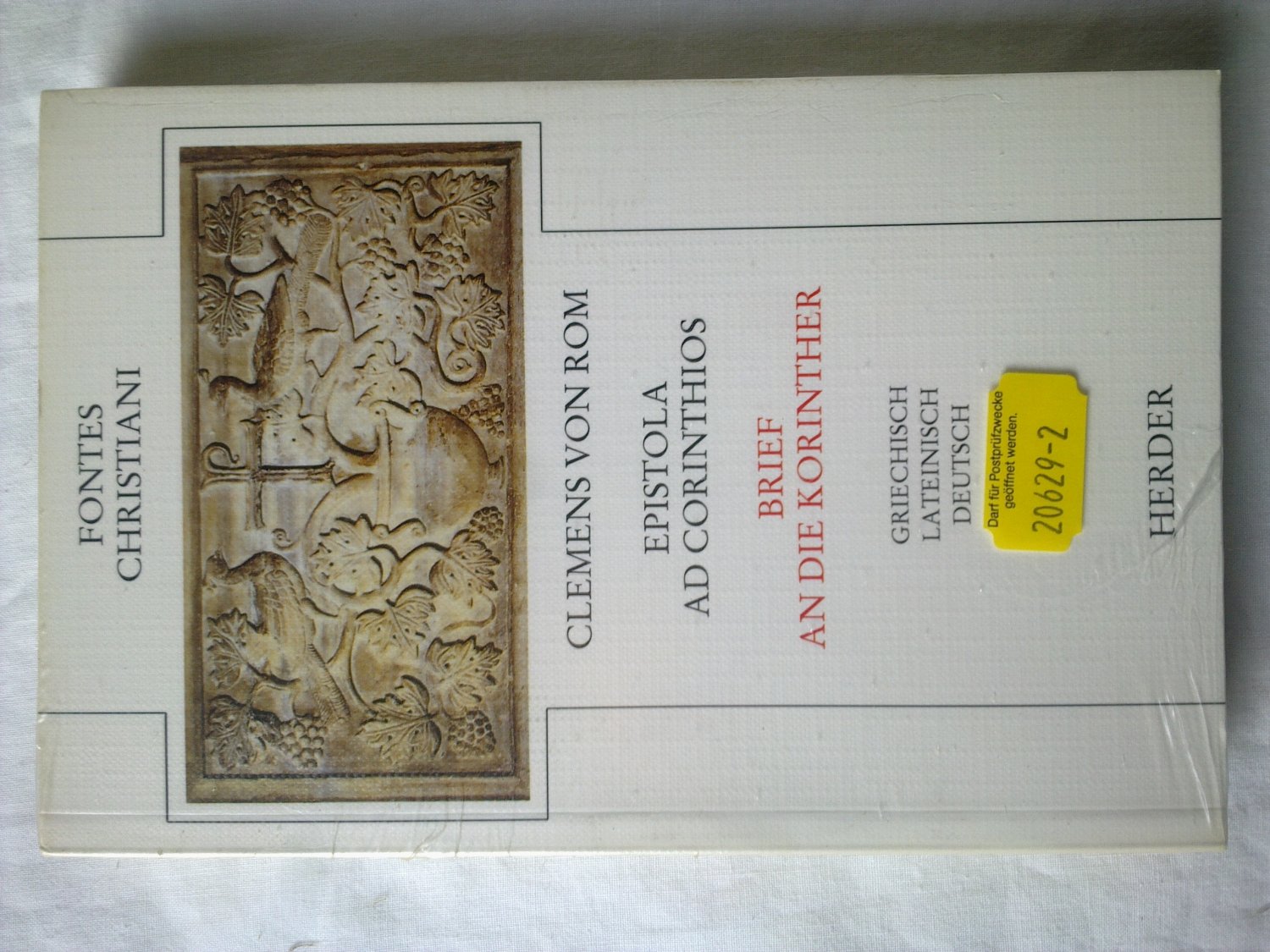ISBN 3451221349 "Epistola ad Corinthios /Brief an die Korinther ...