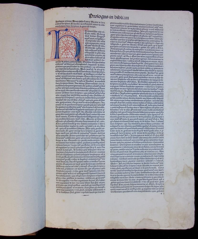 „Biblia latina postilis Nicolai de Lyra et expositionibus …“ – Buch antiquarisch kaufen ...