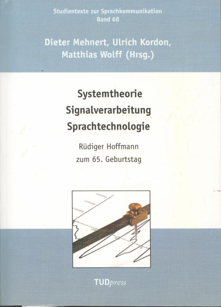 „Systemtheorie Signalverarbeitung Sprachtechnologie Rüdiger Hoffmann ...