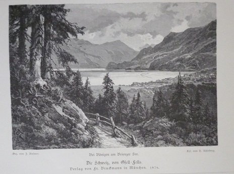 „Holzstich Bei Bönigen am Brienzer See - Die Schweiz, von …“ – Buch ...
